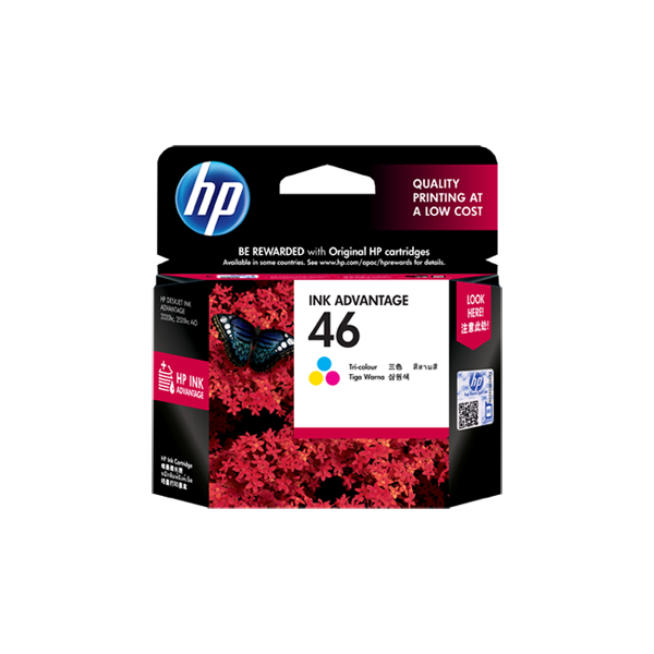 HP 46 Tri-color Original Ink Advantage Cartridge (CZ638AA) | Spirit ...