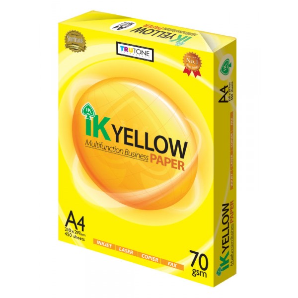 IK Yellow Copier A4 Paper | Spirit Media & Paper Marketing Sdn Bhd